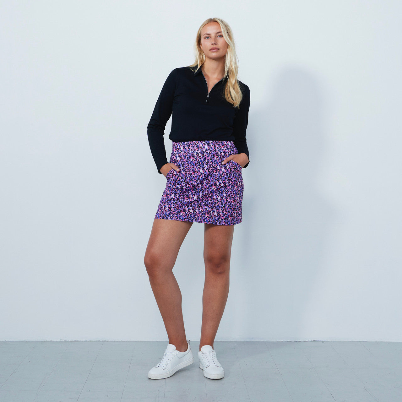 DS Art Bright Leo Pink Animal Print Skort | Daily Sports USA