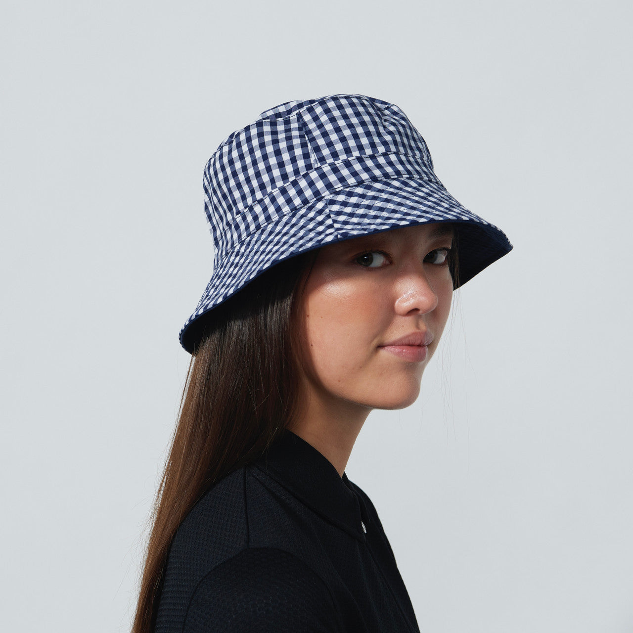 DS Check Navy Reversible Hat | Daily Sports USA